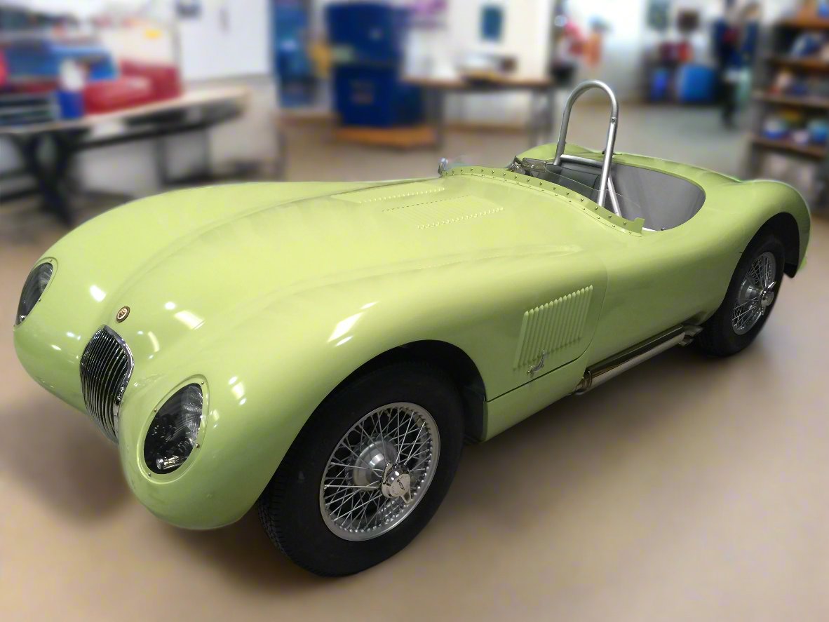 Aluminium Jaguar C-Type Bodyshell and Chassis – RJ Panels