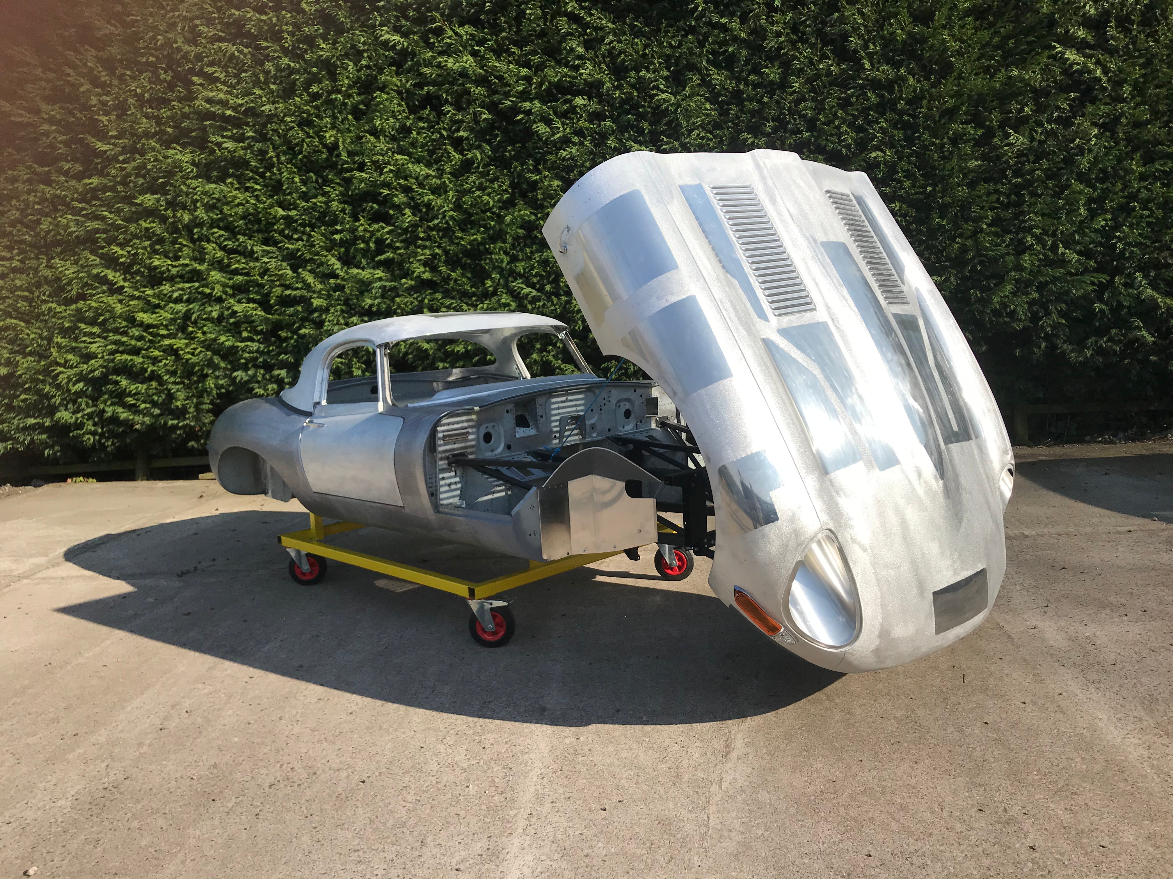 E-Type Jaguar S1 Race Bonnet Assembly – RJ Panels